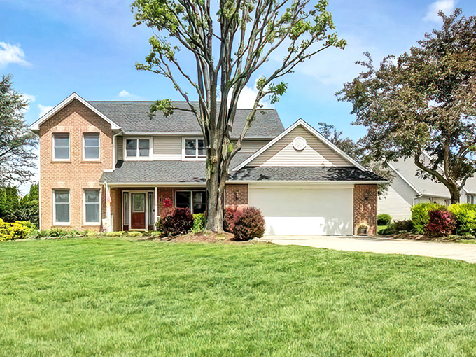 Classic American architecture meets modern comfort - like your favorite sweater, but it's a house.