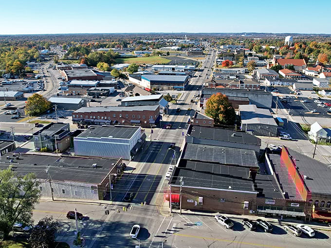 Downtown squares like this remind you why Norman Rockwell painted small towns so lovingly.