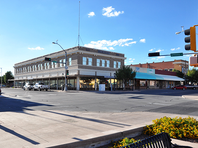 Historic brick buildings stand sentinel in Deming's town center, where your Social Security check stretches like saltwater taffy at the beach.