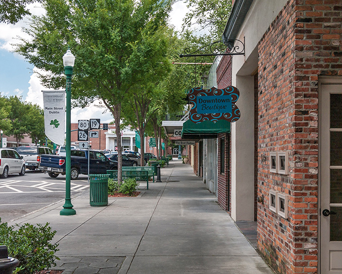 Stroll down Dublin's charming sidewalks where boutique shopping feels like a step back to simpler times.