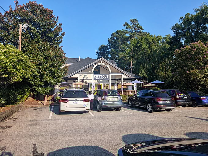 When the parking lot's this full, you know the locals have spoken about something special.