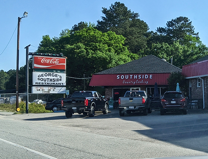 Classic Coca-Cola sign meets hometown charm - this is where Cayce comes for comfort food done right.