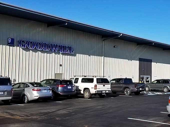 This warehouse-style Goodwill proves that the best deals often hide in the most unassuming places. 