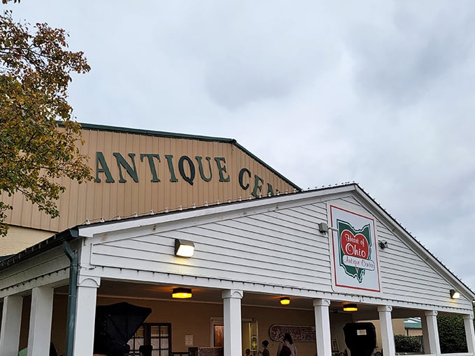 When a building this size dedicates itself to antiques, you know serious treasure hunting awaits inside.