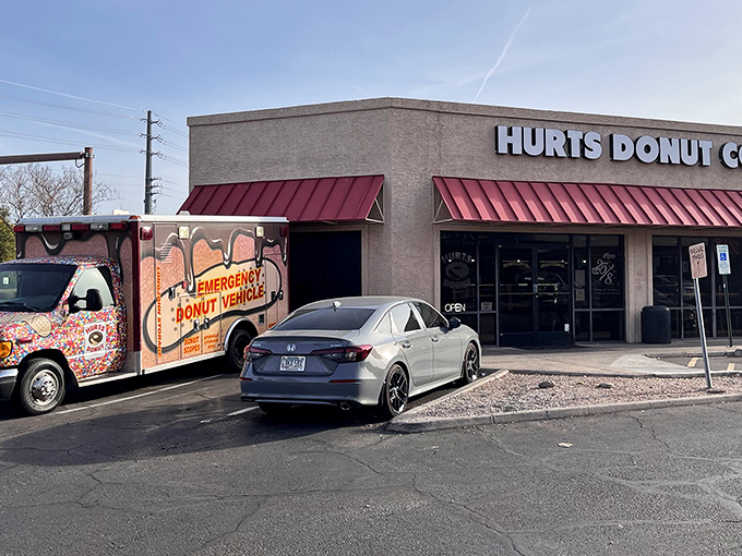 Their emergency donut vehicle isn't just clever marketing &ndash; it's a public service for serious sweet tooth emergencies.