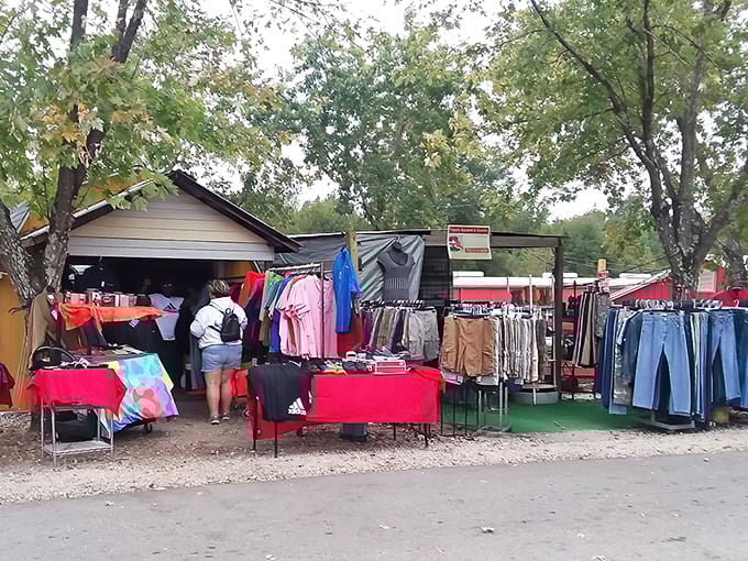 Here's where bargain hunting meets community spirit, with colorful displays that would make any yard sale enthusiast absolutely giddy.