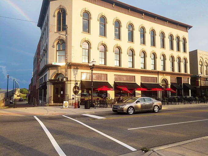 Sometimes the best steakhouses hide behind unassuming facades - this beauty proves that point perfectly.