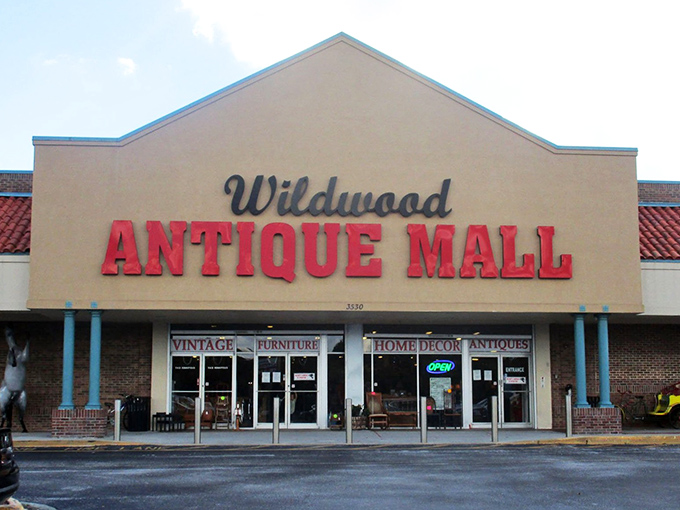 When the sign says "Antique Mall," you know you're about to discover decades of forgotten gems.
