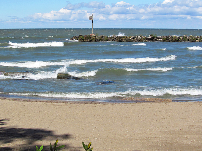 When Lake Erie shows off like this, you understand why Ohioans never need ocean vacations.
