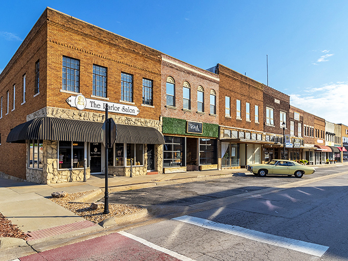 These brick buildings have weathered more storms than a seasoned meteorologist, standing proud on Lebanon's main street.