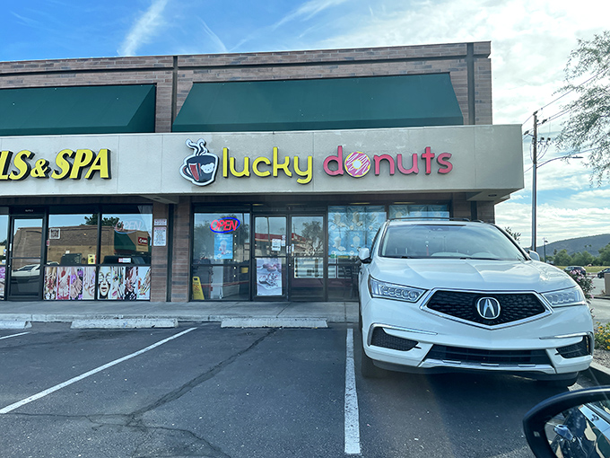Sometimes the best treasures hide in plain sight, like this neighborhood donut gem. 