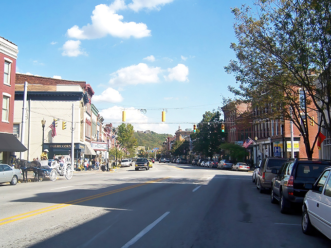 Stroll down Madison's charming streets where horse-drawn carriages still make appearances. This Ohio River gem maintains its small-town magic while keeping your retirement budget intact.