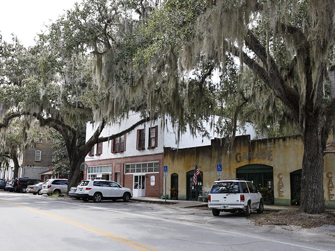 Time moves slower here, where every storefront whispers tales from Florida's gentler past.