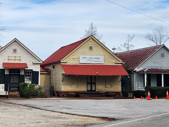 Sometimes the best treasures hide in plain sight, like this unassuming steakhouse gem in Rembert.