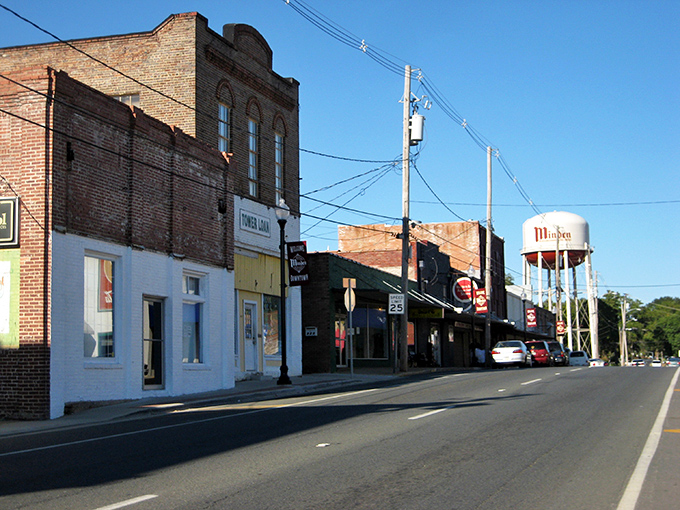 Downtown Minden feels like stepping into a Norman Rockwell painting with affordable rent prices included.