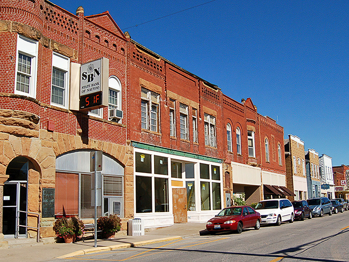 These perfectly preserved storefronts make you wonder if time forgot to visit Nauvoo.