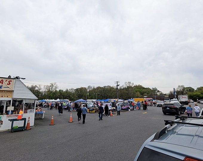 Weekend warriors gather where one person's clutter becomes another's cherished find and perfect story.