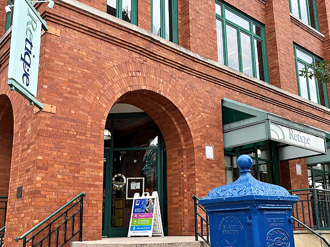 When a thrift store looks this elegant, you know the treasures inside match the stunning exterior.