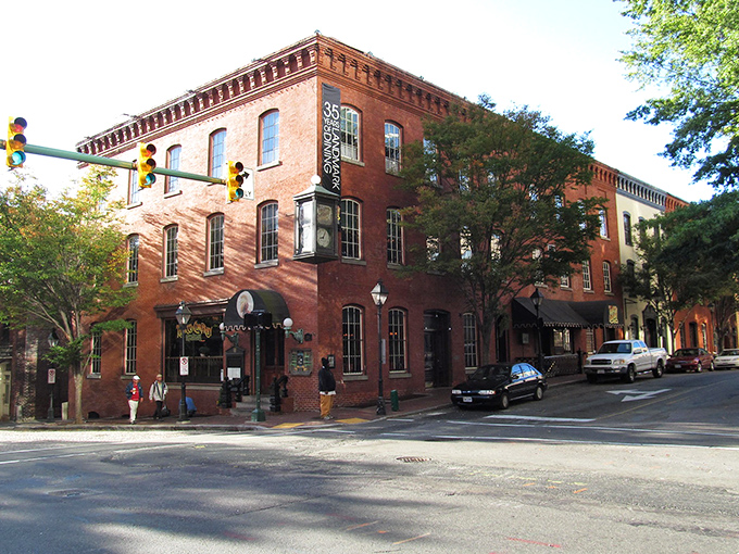 Downtown Richmond's historic brick buildings whisper tales of the past while embracing the future.