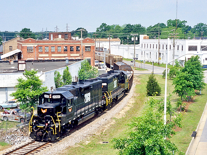 Downtown Rocky Mount's brick buildings tell stories of simpler times when neighbors actually knew each other.