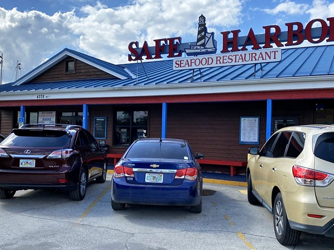That lighthouse logo isn't just decoration - it's guiding hungry seafood lovers to some seriously fresh Gulf treasures.