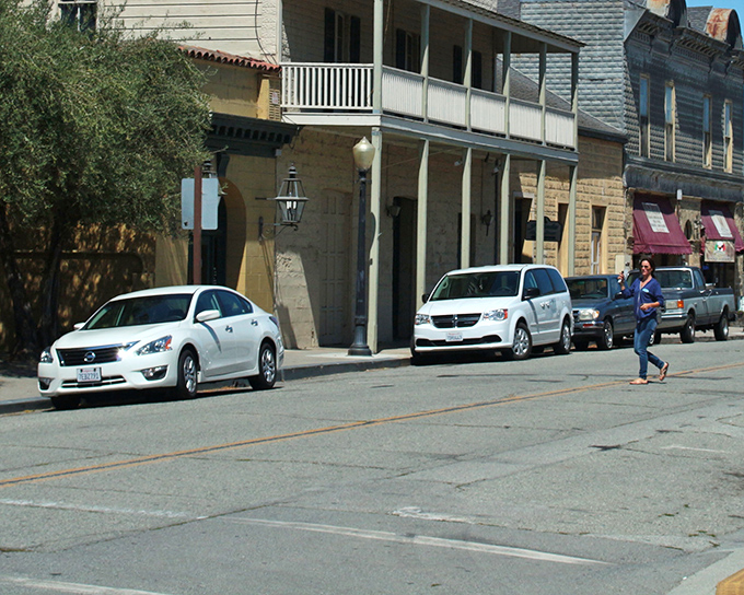 Where California's past parks next to your present - San Juan Bautista's historic buildings whisper stories from centuries ago. 