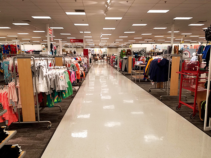 Wide aisles and bright lights create the perfect storm for finding designer deals without designer stress.