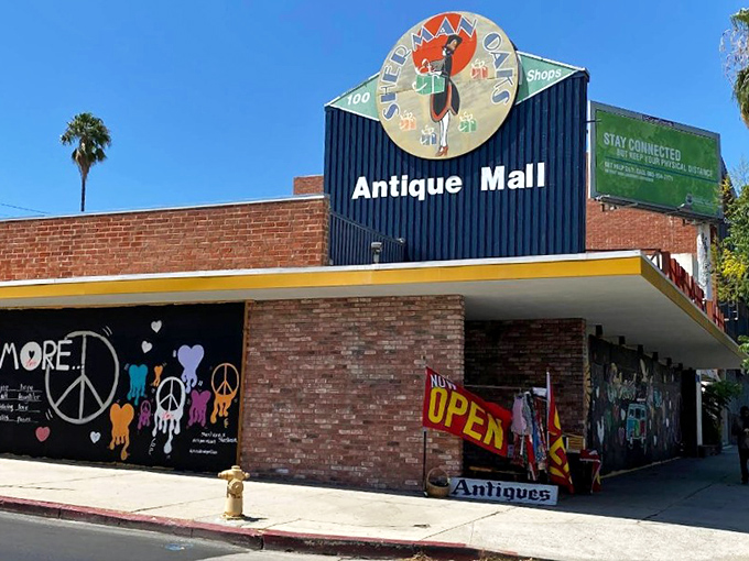 Sherman Oaks' friendliest antique haven welcomes you with rainbow hearts and endless possibilities waiting within.