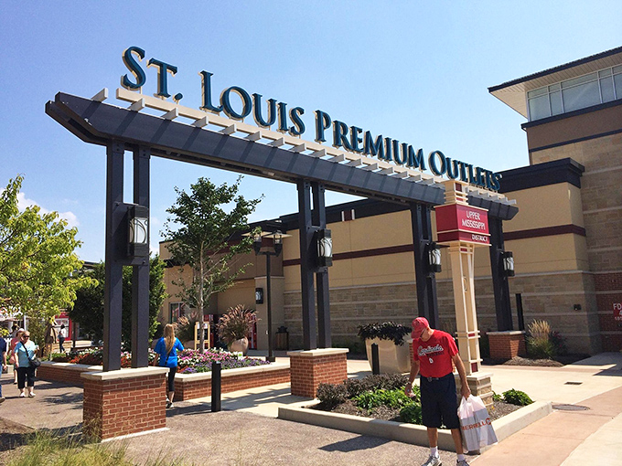 When outlet mall architecture looks this polished, you know the deals inside are genuine treasures.