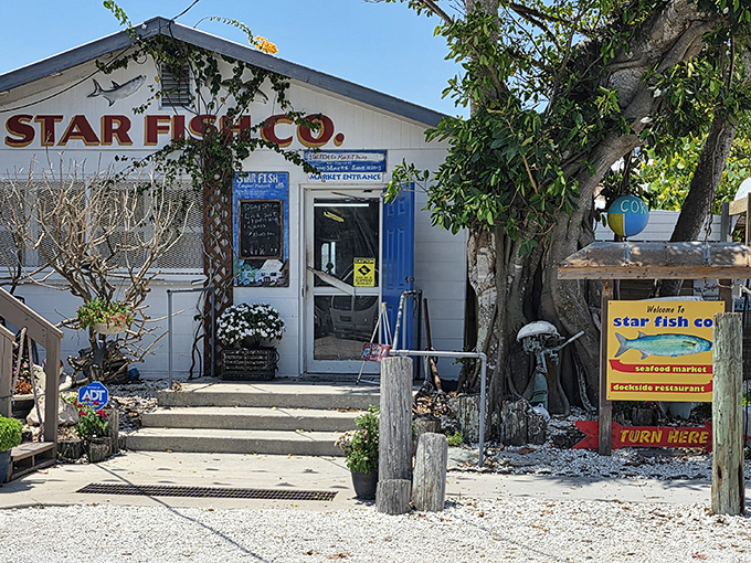 That blue door is like a portal to seafood nirvana &ndash; simple outside, spectacular inside, just how Florida's best kept secrets should be.