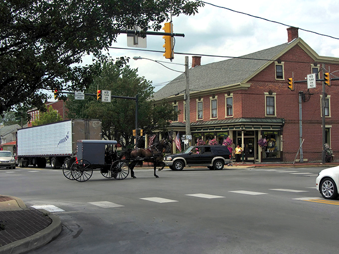 Main Street Strasburg feels like stepping into a Norman Rockwell painting where history still lives.