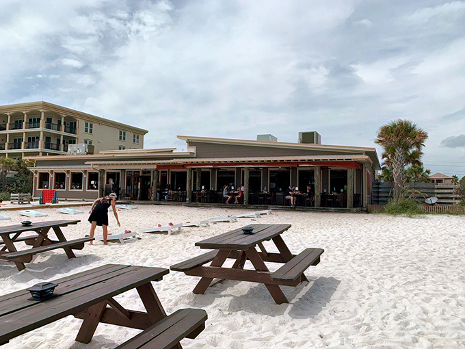 When your dining room is literally the beach, every meal becomes a seaside adventure worth savoring.