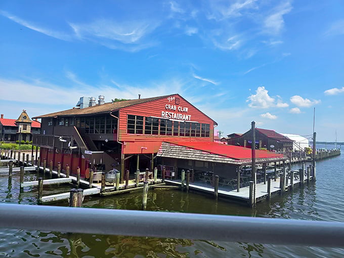 Nothing says "serious seafood business" quite like a restaurant that literally sits on the water.