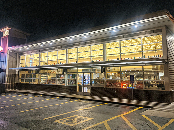 Modern meets classic at this corner market where great sandwiches hide behind unassuming glass windows.