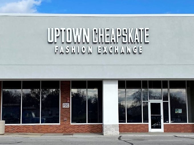 Modern brick and glass design proves thrift shopping has officially entered the 21st century with style.