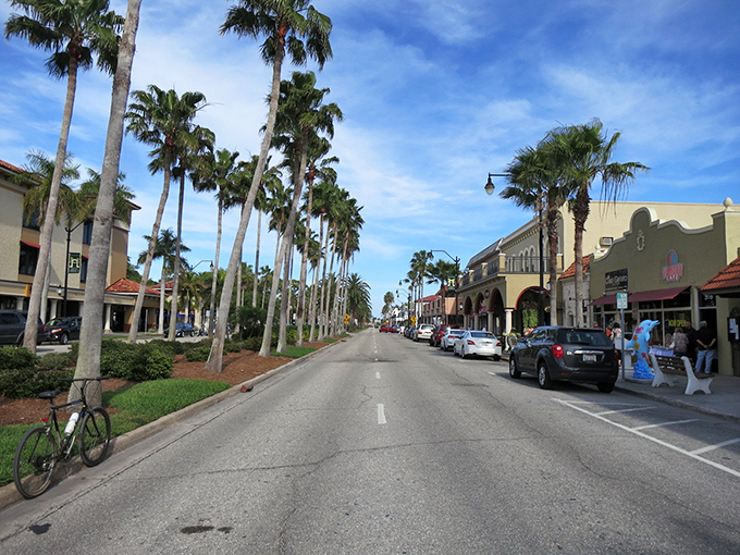 Downtown Venice proves that small-town America still exists, complete with friendly waves and unhurried afternoons.