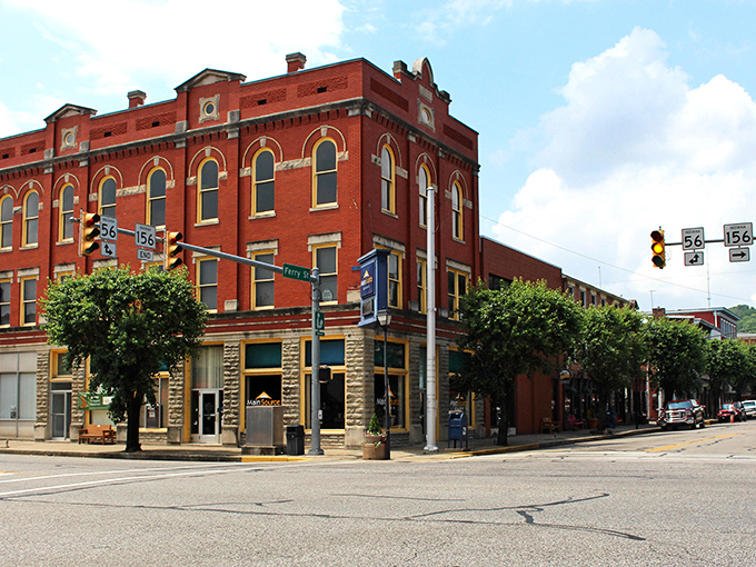 Classic brick architecture stands proud, reminding us that some things never go out of style.