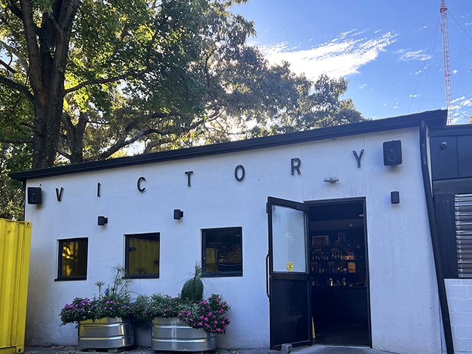 Sometimes the best treasures hide behind the simplest facades - Victory knows this sandwich secret well.