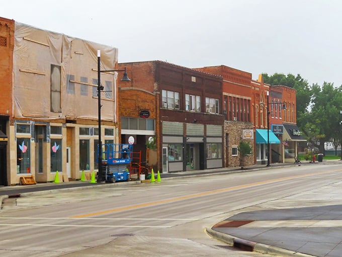 Here's where time forgot to hurry - wide streets and unhurried facades create the perfect backdrop for leisurely afternoon strolls.