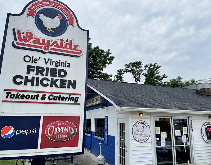 Blue and white simplicity hiding golden-brown treasures inside &ndash; this is what takeout dreams are made of.