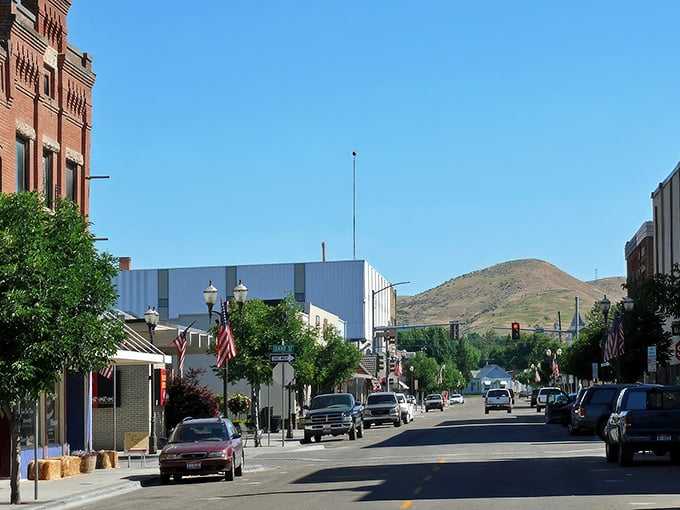 Where mountains meet Main Street! Weiser's flag-dotted downtown feels like stepping into a Norman Rockwell painting where housing costs are as modest as the friendly locals.