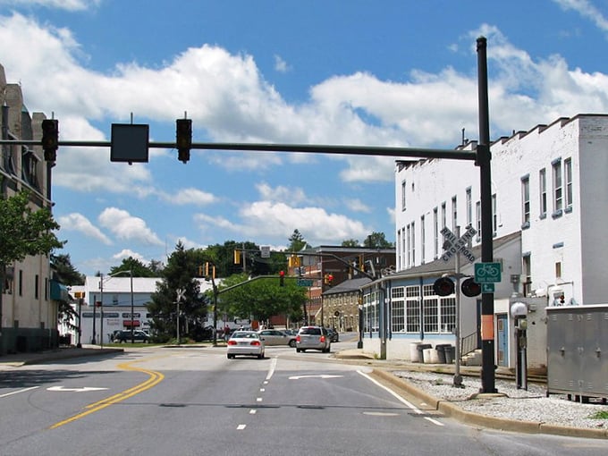 Downtown Westminster proves that sometimes the best rush hour is no rush hour at all. 