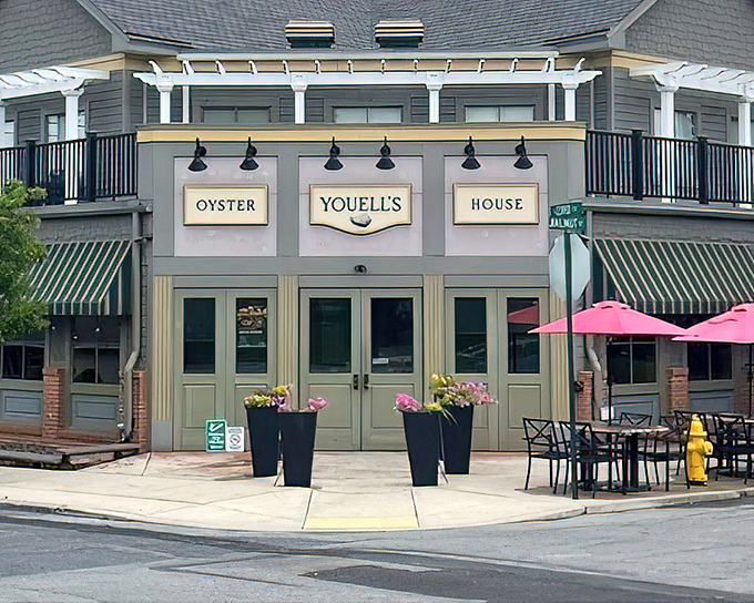 Corner spot with outdoor seating that whispers, 'Stay awhile.' The seafood inside is having a reunion tour with your taste buds.