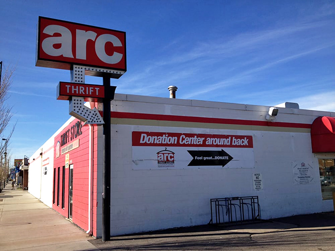 Arc's donation center around back is where the magic begins – one person's castoffs become another's perfect find.