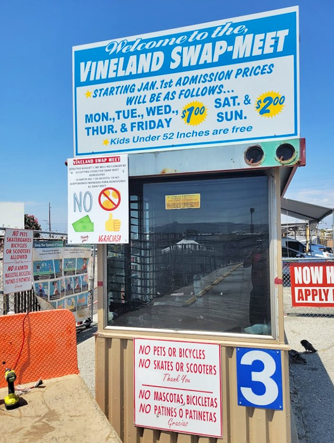 The gateway to bargain paradise. For just a couple of bucks, you'll enter a world where haggling is an art form and deals multiply faster than rabbits.