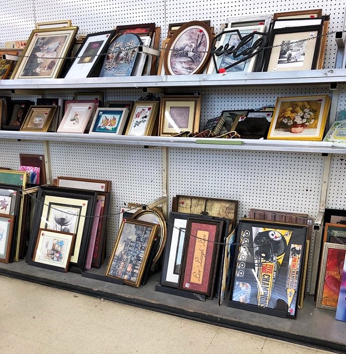 Wall-to-wall memories looking for new homes. Each frame tells a story&mdash;some featuring Pittsburgh sports legends, others showcasing forgotten masterpieces waiting for rediscovery.
