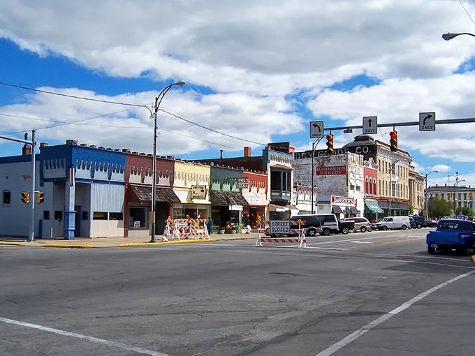 Main Street Peru offers that perfect small-town tableau &ndash; colorful storefronts under big Midwestern skies where neighbors still wave from across the street.