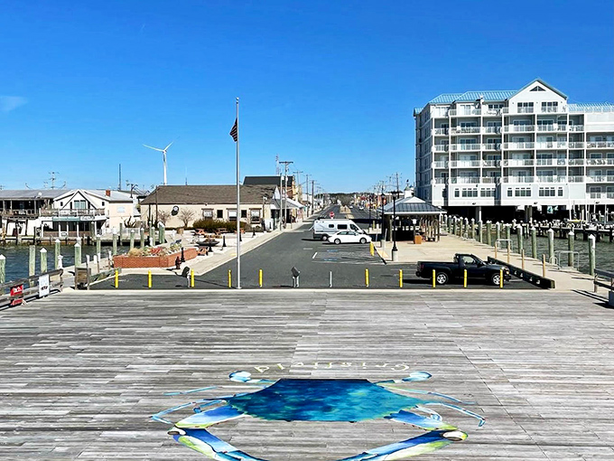 Downtown Crisfield offers that perfect blend of small-town charm and waterfront access, where parking spots come with million-dollar views no urban planner could improve upon.