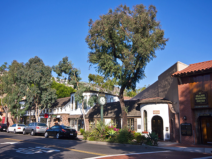 Downtown Laguna Beach feels like stepping into a movie set where palm trees and Spanish architecture conspire to make you forget your inbox exists.