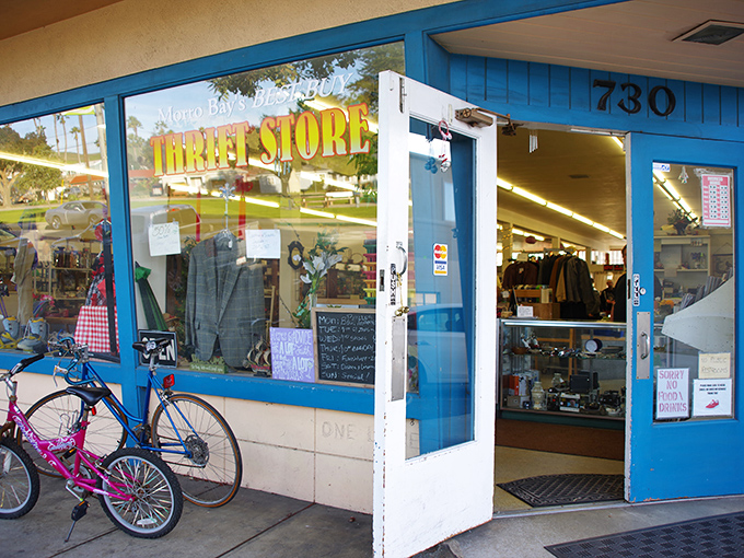 The bright blue storefront beckons like a portal to bargain dimension&mdash;even the bicycles outside seem to be waiting for their turn to discover treasures within.